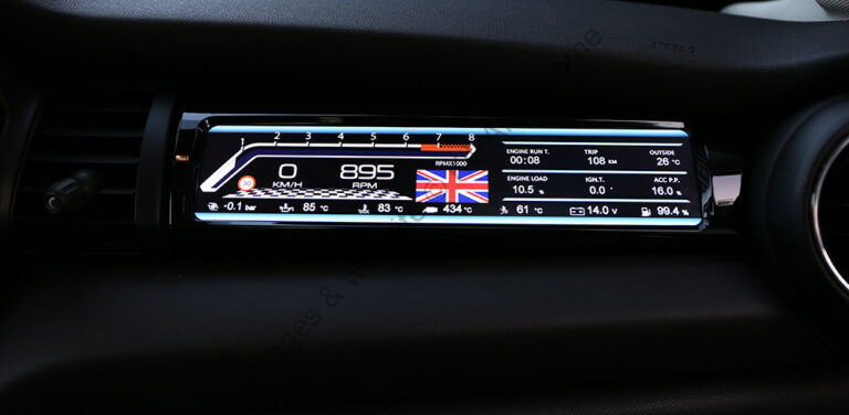 Passenger LCD Display – For MINI F55 F56 F57 – LHD RHD – KillAllChrome®