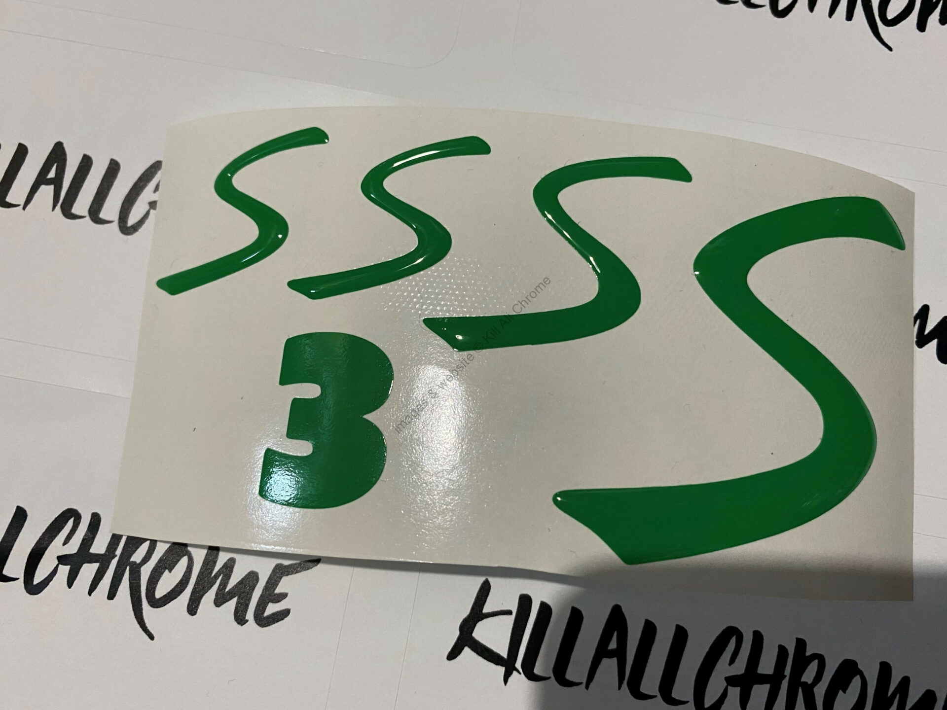 Mini ‘S’ Gel Insert Stickers – Cooper S – KillAllChrome®