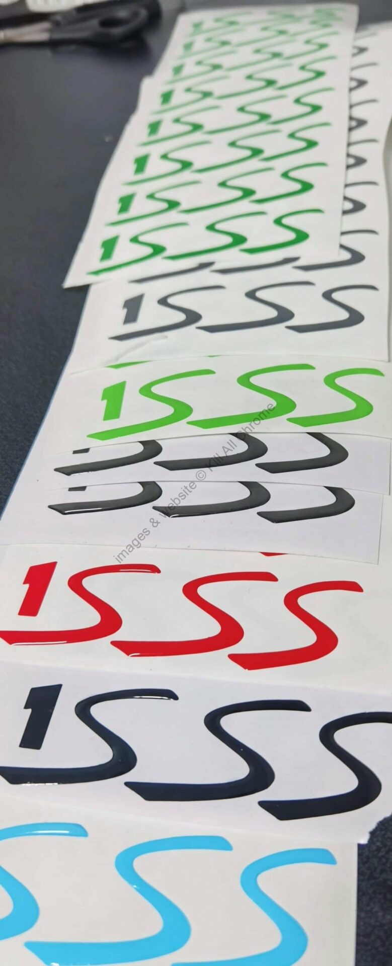 Mini ‘S’ Gel Insert Stickers – Cooper S – KillAllChrome®