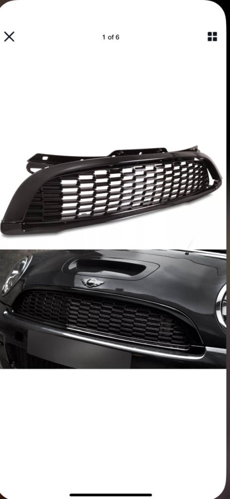 For MINI Grill Replacement JCW Style Aero Grill Replacement – R55 R56 ...