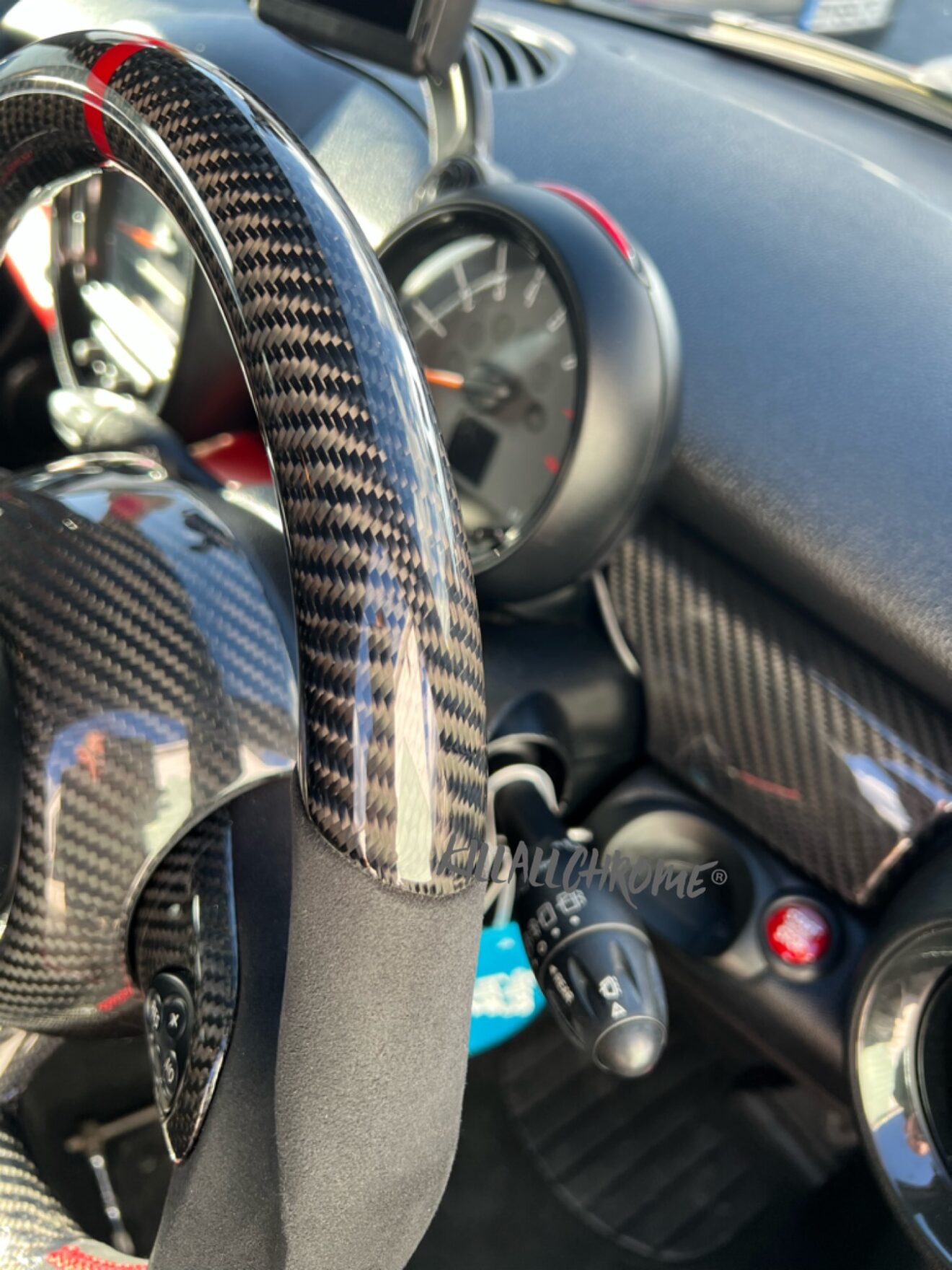 For MINI Genuine Carbon Fibre Dash Covers – RHD – R55 R56 R57 R58 R59 ...