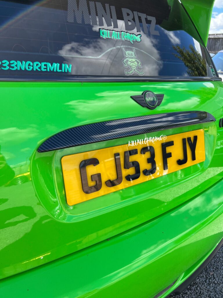 For R50 R52 R53 MINI Boot Handle Cover – Bootlid – KillAllChrome®