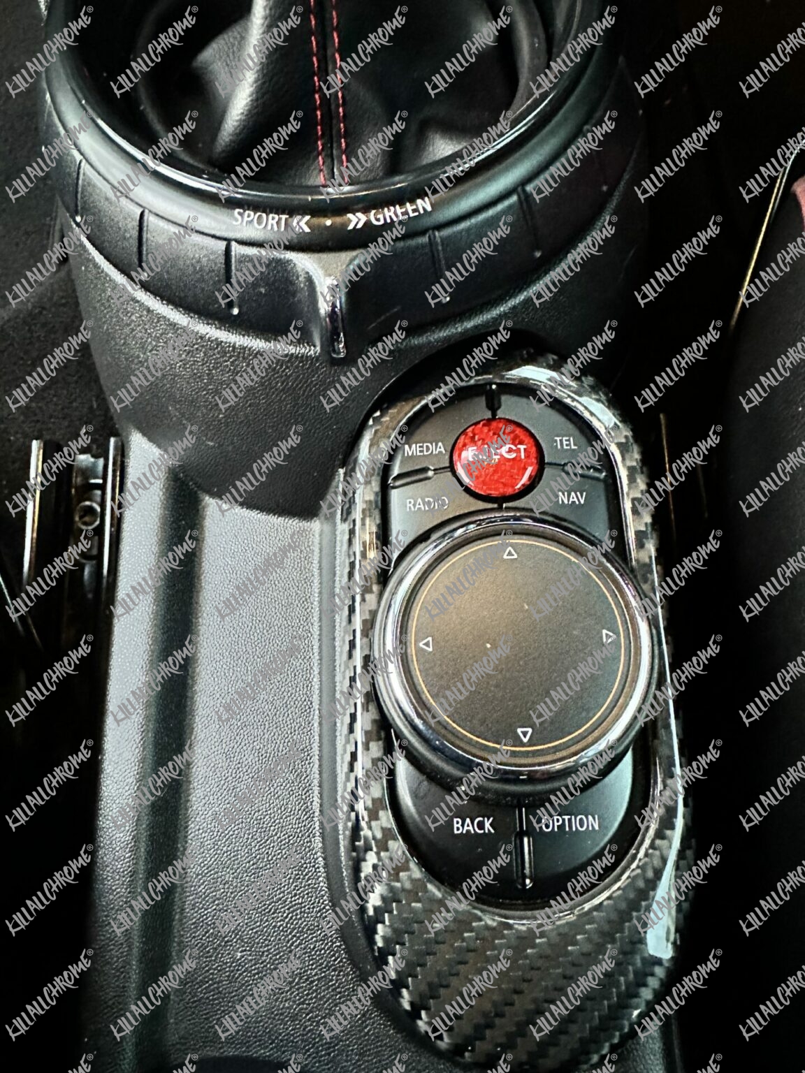 iDrive Control Console Panel MINI – Genuine Carbon Fibre F55 F56 F57 ...