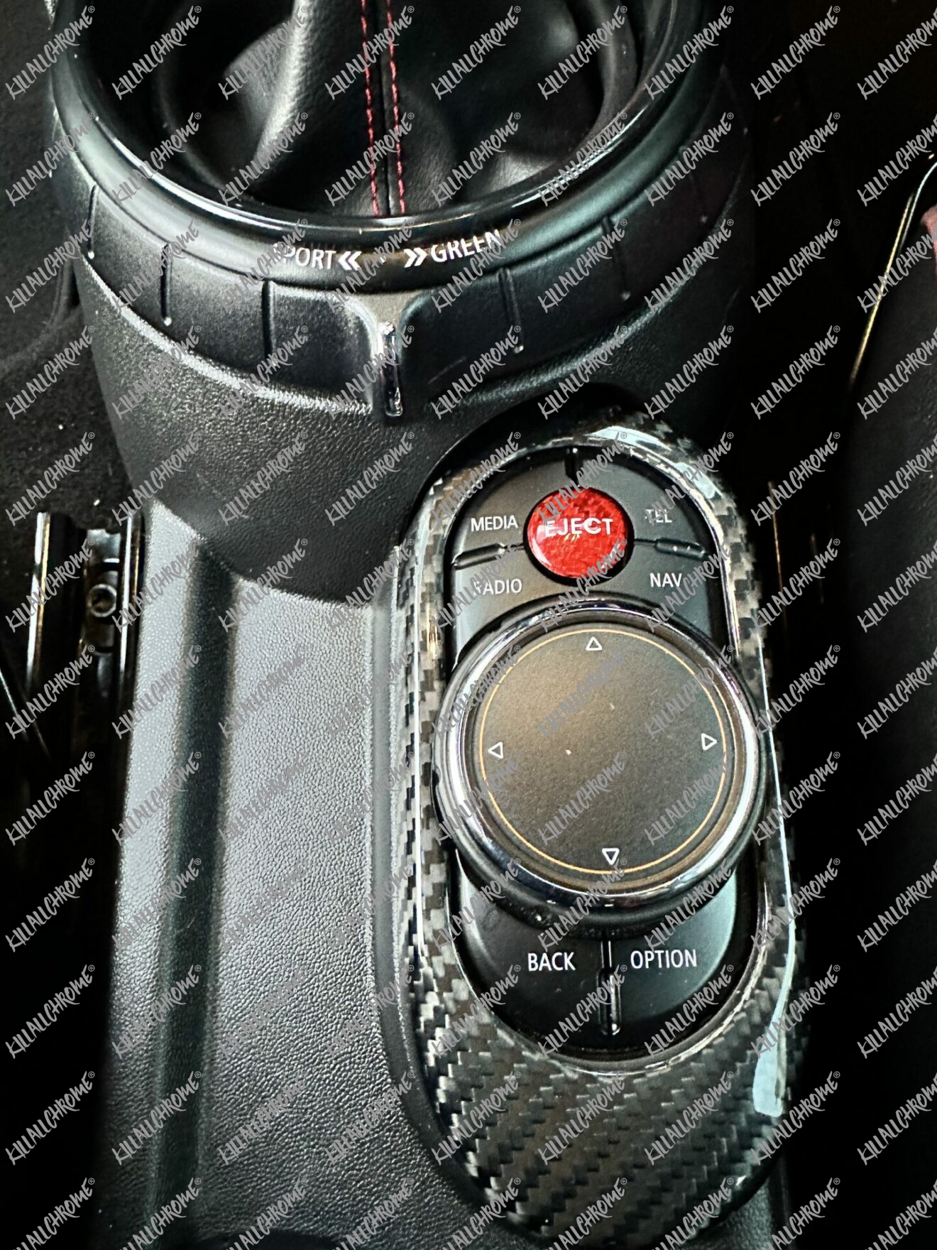 iDrive Control Console Panel MINI – Genuine Carbon Fibre F55 F56 F57 ...