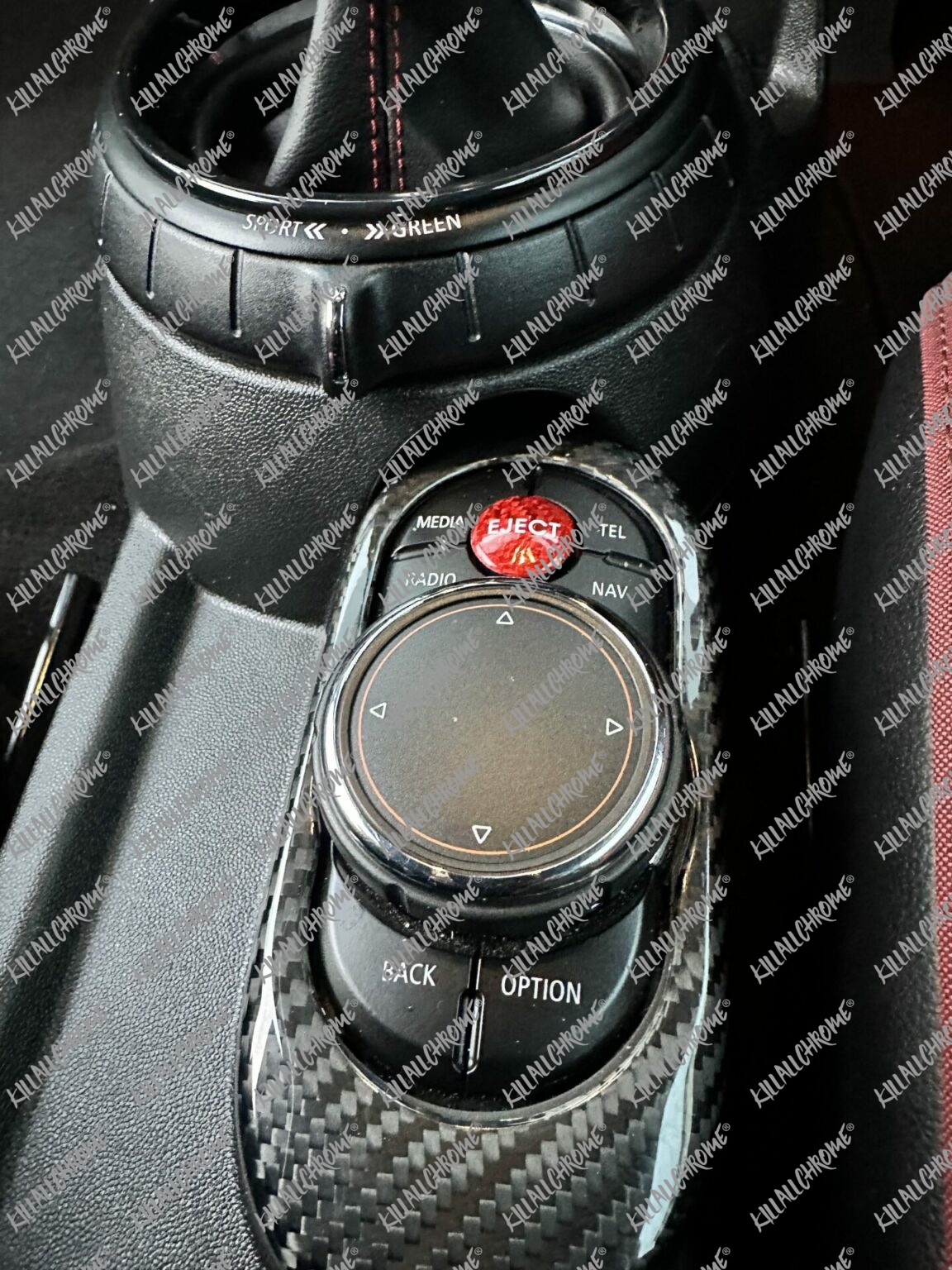 iDrive Control Console Panel MINI – Genuine Carbon Fibre F55 F56 F57 ...