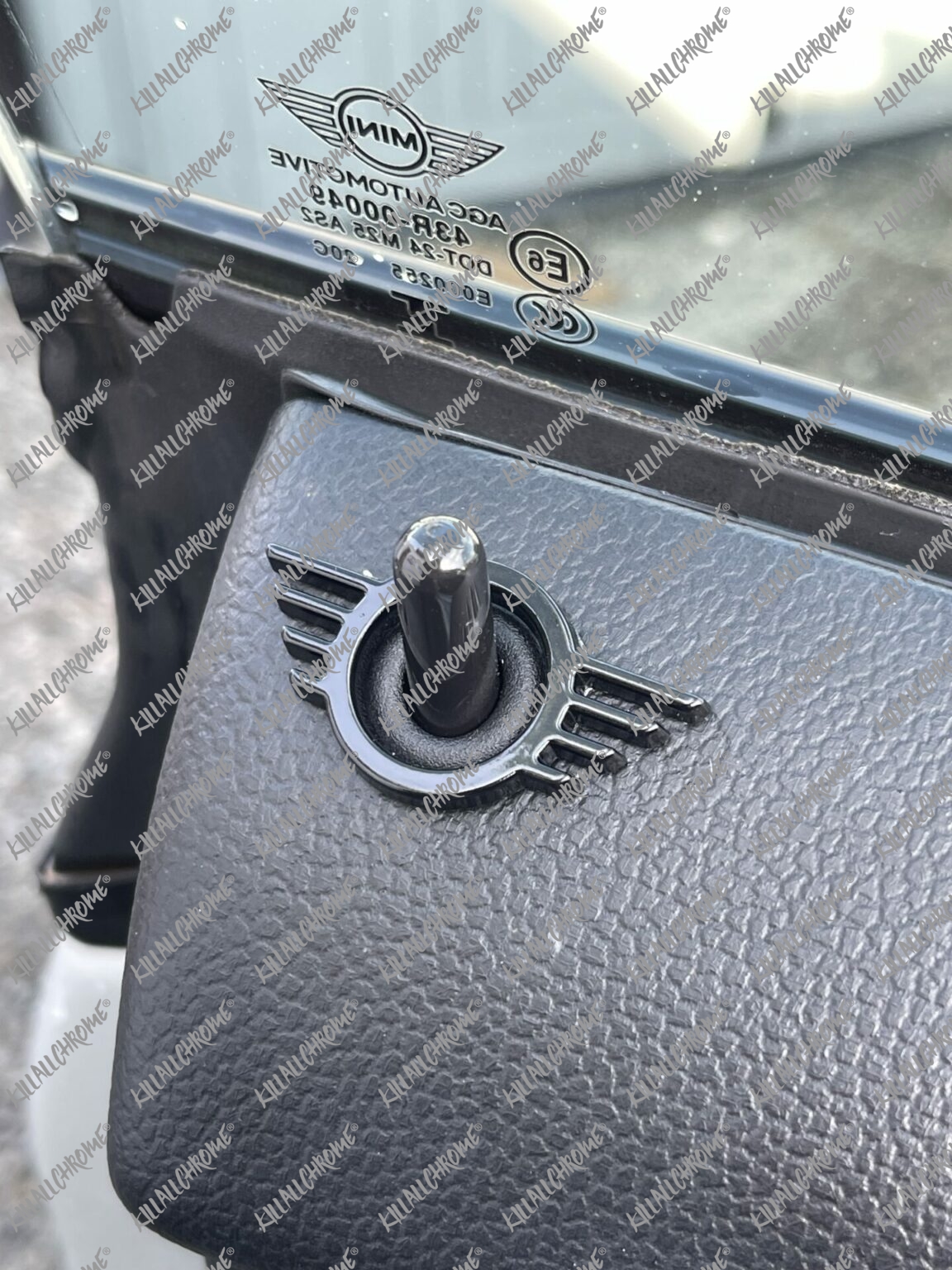 For MINI Gen 1,2,3 Door Pin Surround Badge LCI Gloss Black – KillAllChrome®