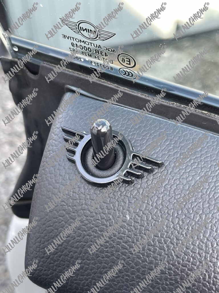 For MINI Gen 1,2,3 Door Pin Surround Badge LCI Gloss Black – KillAllChrome®