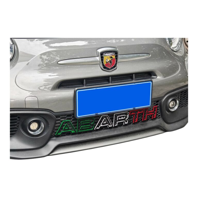 For Abarth Series 4 Front Grill Lettering Clip On 500 595 695 Letters ...